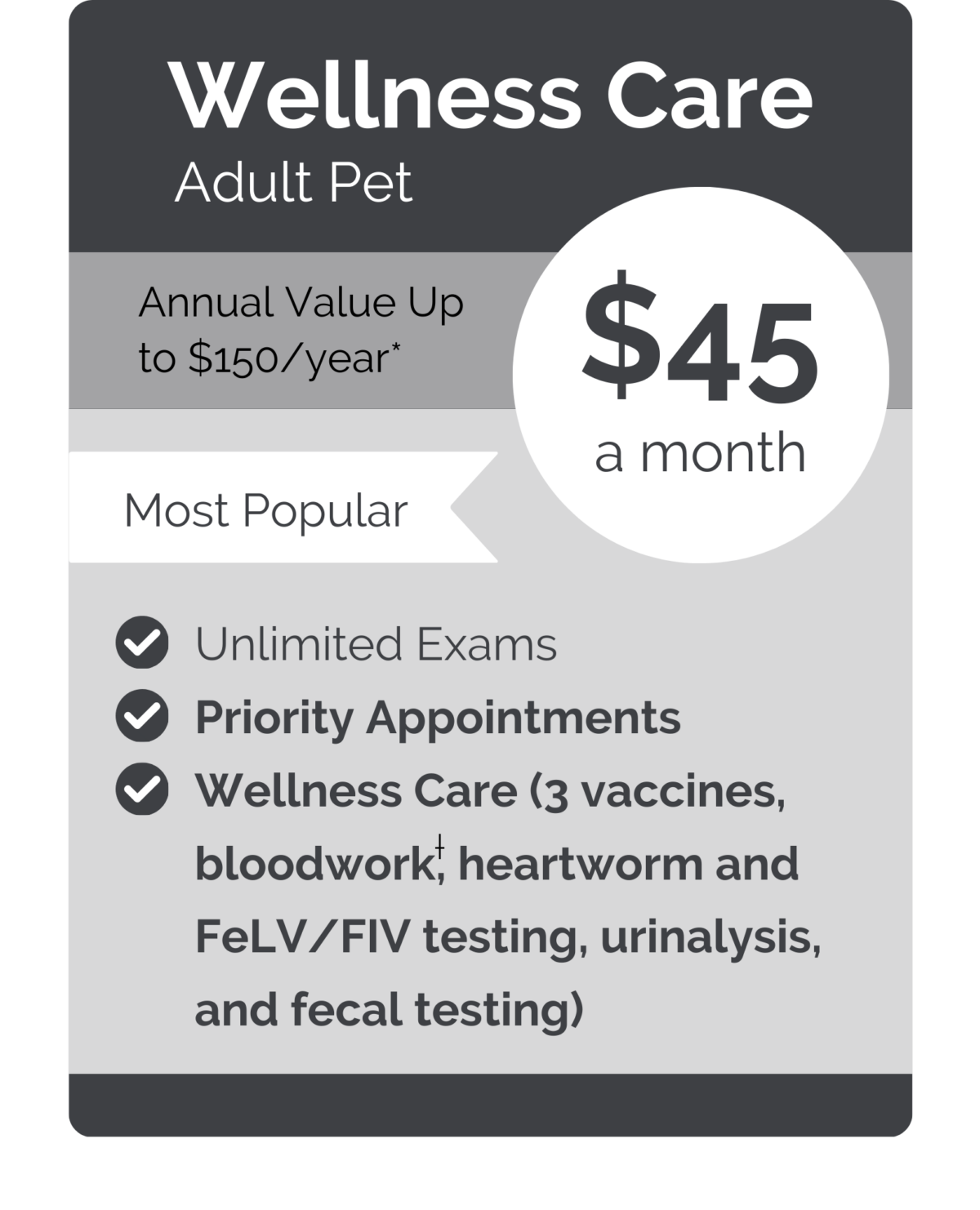 VIPet Plan - Creature Comforts